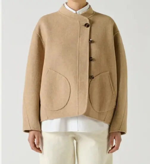Soeur Double-faced Wool Short Coat