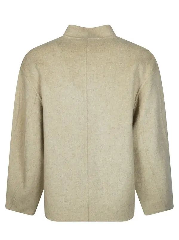 Soeur Windsor Single-button Short Coat - Light Camel