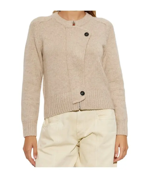 Isabel Marant Étoile Murielle Wool Cardigan - Beige