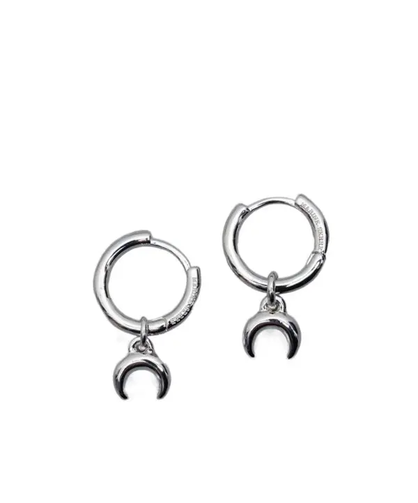 MARINE SERRE Hoop Earrings