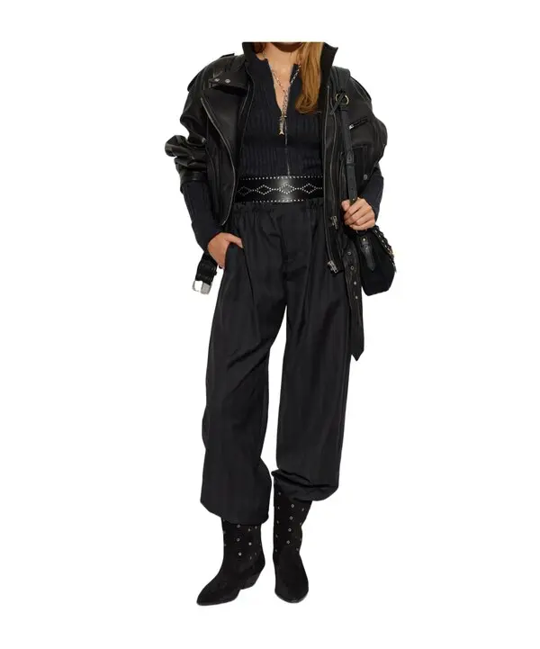 Isabel Marant Étoile Farza Biker Jacket - Black