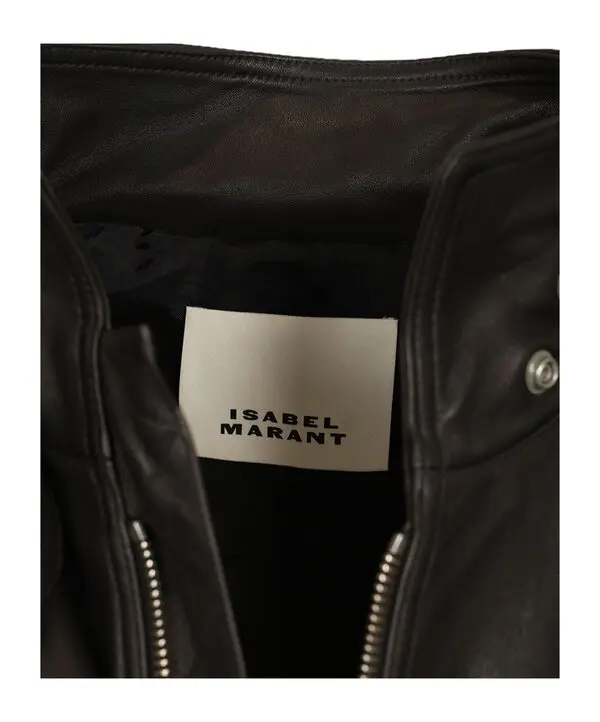 Isabel Marant Étoile Farza Biker Jacket - Black