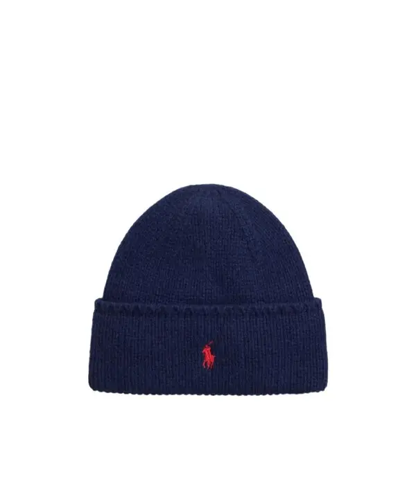 Polo Ralph Lauren Embroidered Pony Beanie - Blue