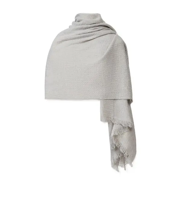 Fabiana Filippi Fringed Scarf - Grey