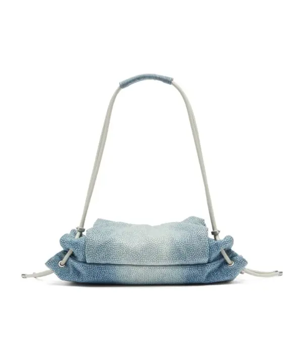 DIESEL® Small Scrunch-d Crystal-embellished Shoulder Bag