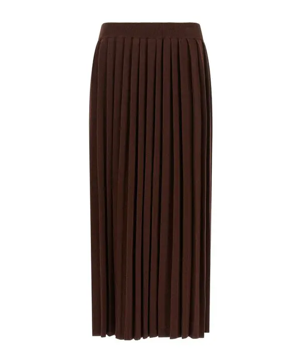 Fabiana Filippi Knitted Pleated Skirt