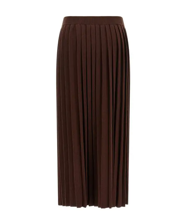 Fabiana Filippi Knitted Pleated Skirt