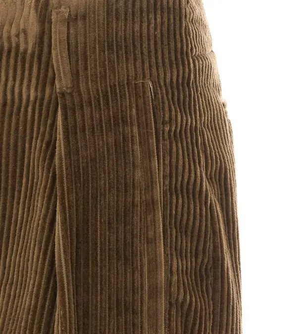 Etro Pleated Corduroy Trousers