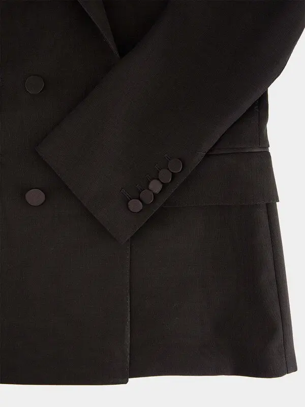 TOM FORD Double-breasted Blazer With Satin Peak Lapels