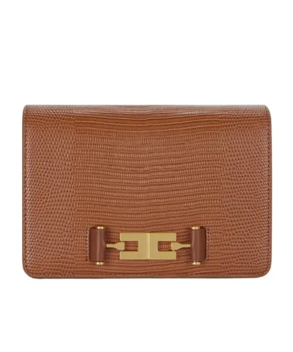Elisabetta Franchi Shoulder Bag With Groumette Chain
