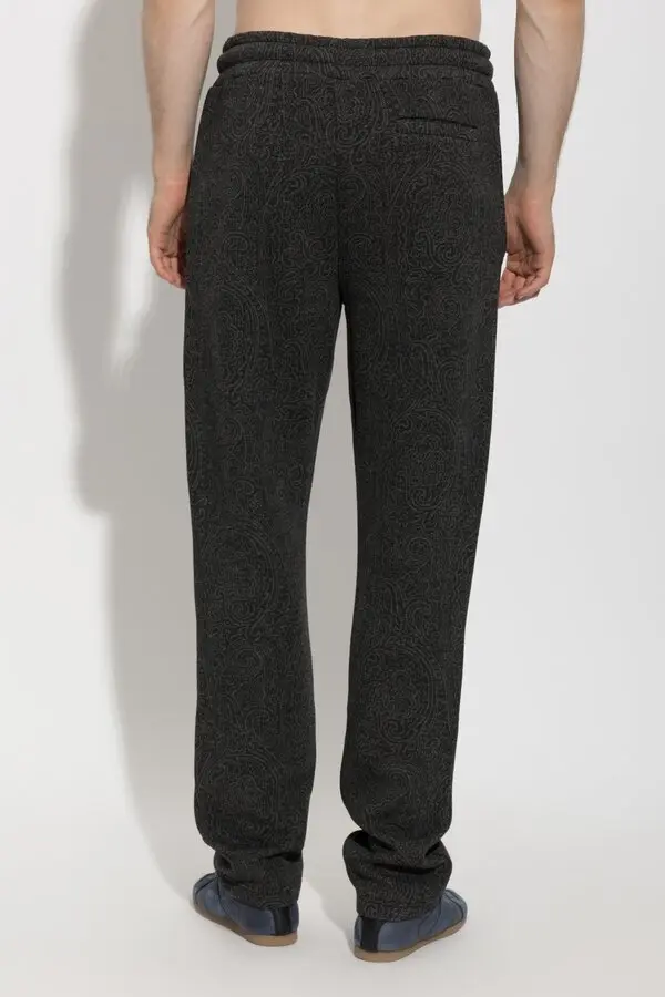 Etro Arnica-motif Jacquard Track Pants