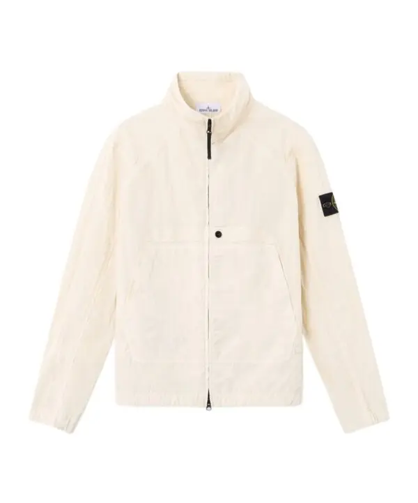 Stone Island Stand Collar Jacket With Anti-drop Finish