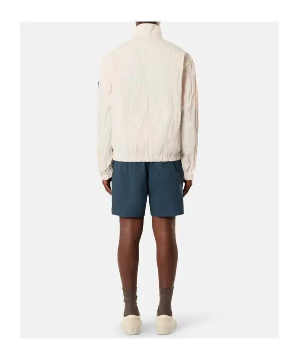 Stone Island Stand Collar Jacket With Anti-drop Finish