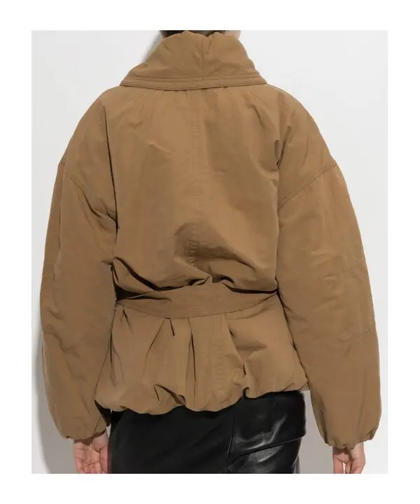 Isabel Marant Étoile Volinda Belted Hooded Jacket - Camel