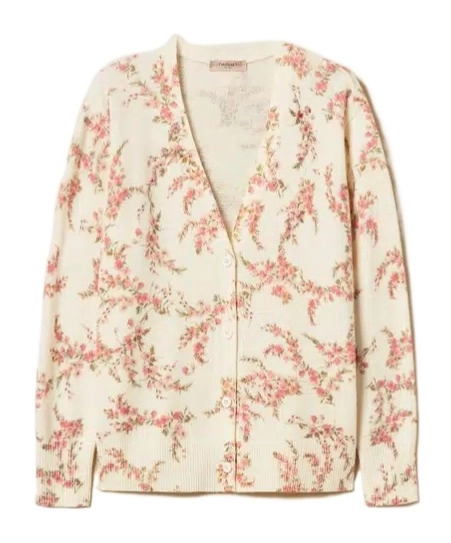 TWINSET Printed Cardigan