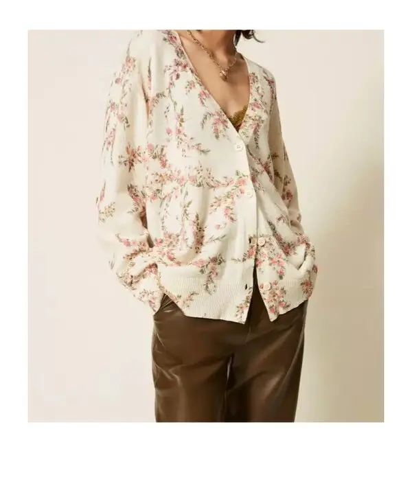 TWINSET Printed Cardigan