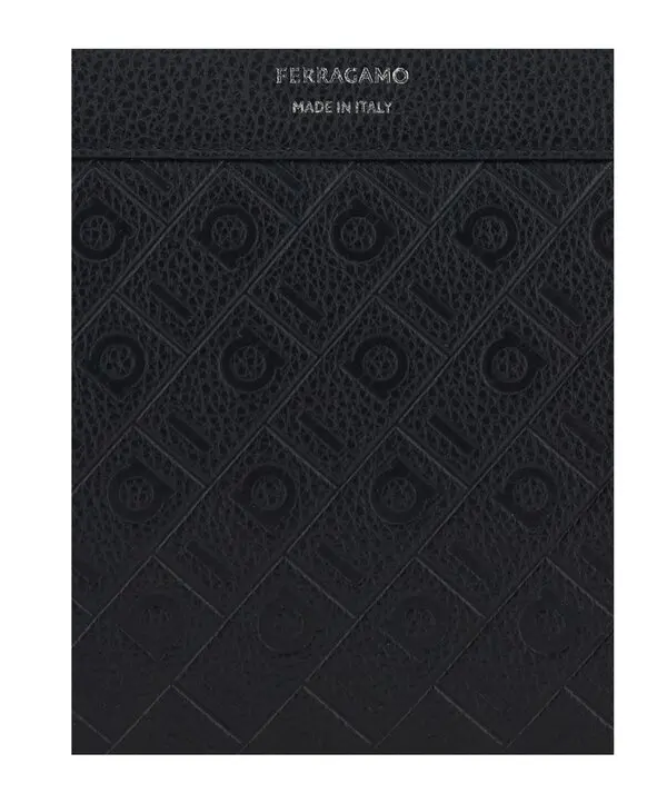 FERRAGAMO Logo-embellished Clutch