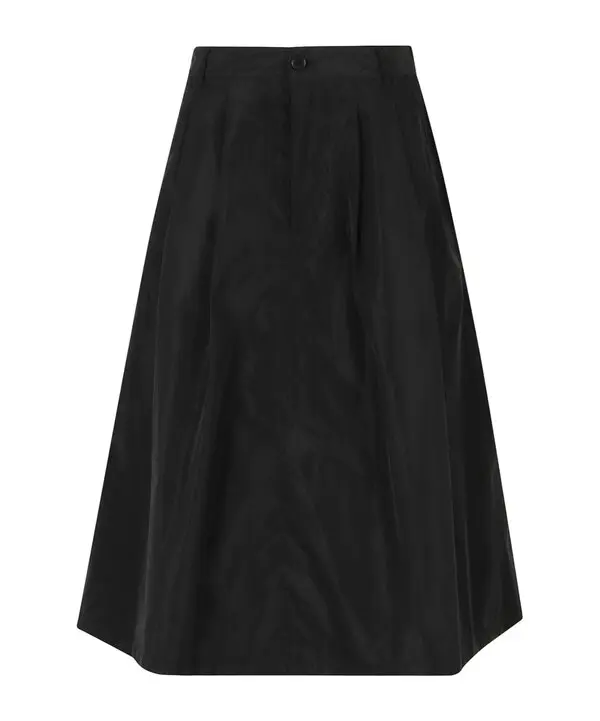 Aspesi Logo Skirt - Black