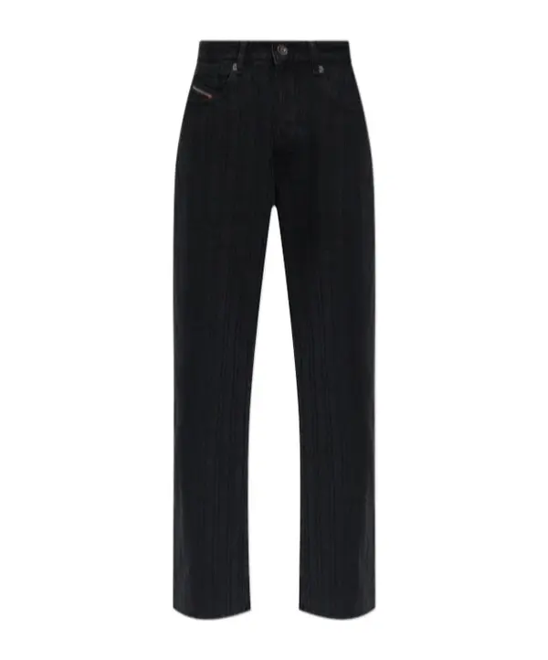 DIESEL® Belt-loop Jeans With Vertical Stripes