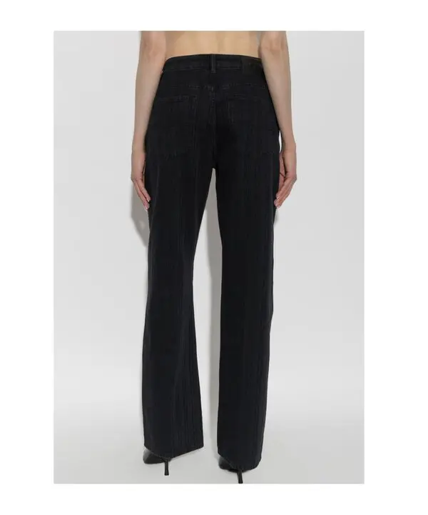 DIESEL® Belt-loop Jeans With Vertical Stripes