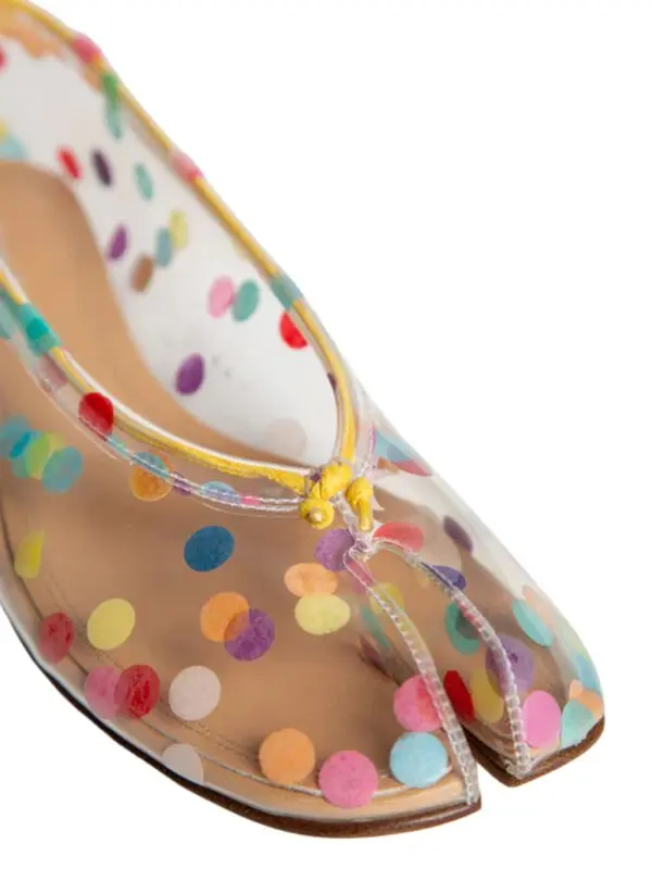 MAISON MARGIELA Printed Tabi Flat