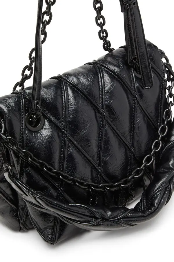 DIESEL® Charm-d Diamond-quilted Shoulder Bag