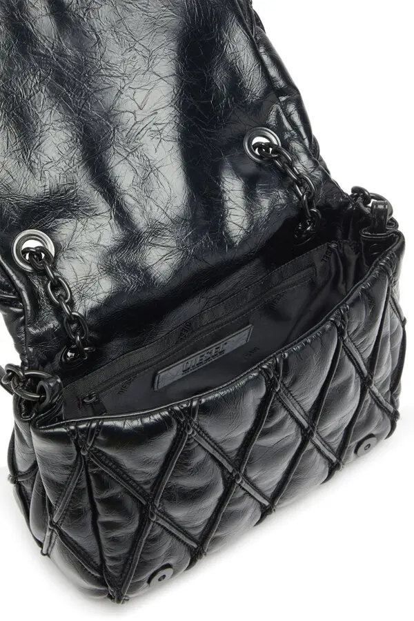 DIESEL® Charm-d Diamond-quilted Shoulder Bag