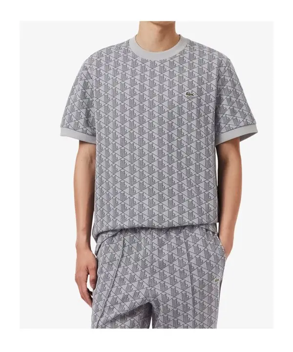 Lacoste Geometric Pattern T-shirt