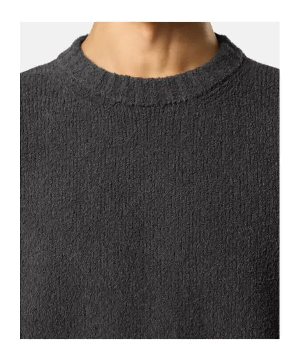 Stone Island Loose-fit Crewneck Jumper With Needle-punched Star