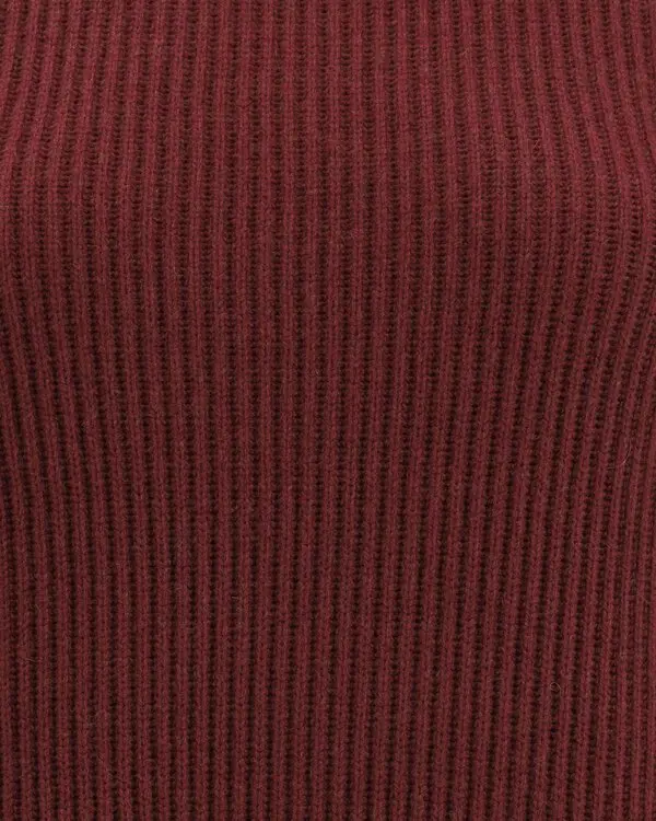 Brunello Cucinelli Ribbed Virgin Wool & Cashmere Blend Turtleneck Mini Dress