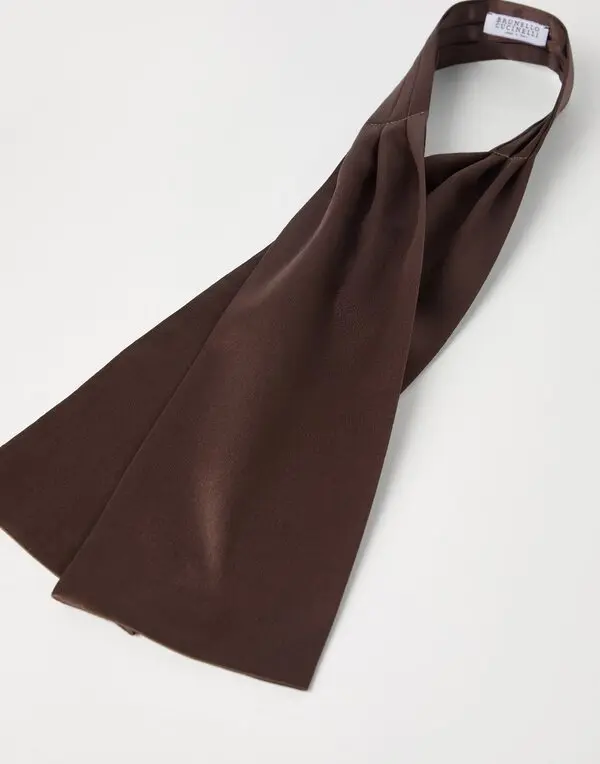 Brunello Cucinelli Satin Neck Scarf
