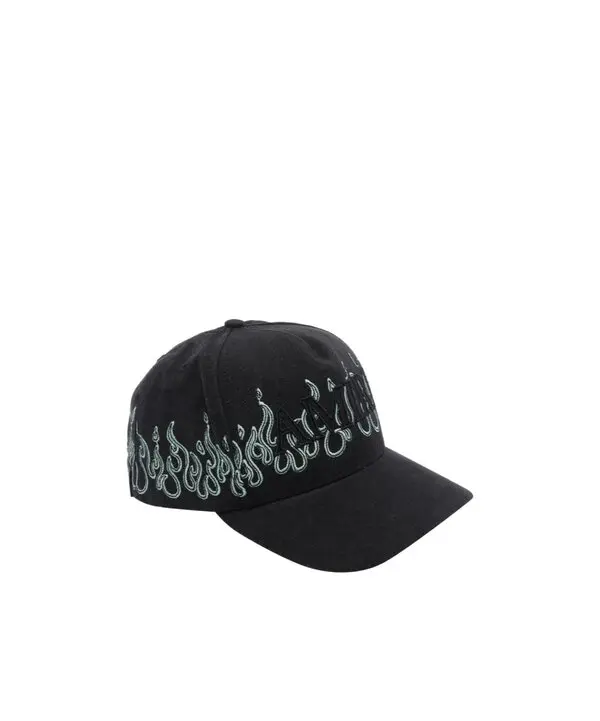 Amiri Flame-embroidered Logo-patch Baseball Cap