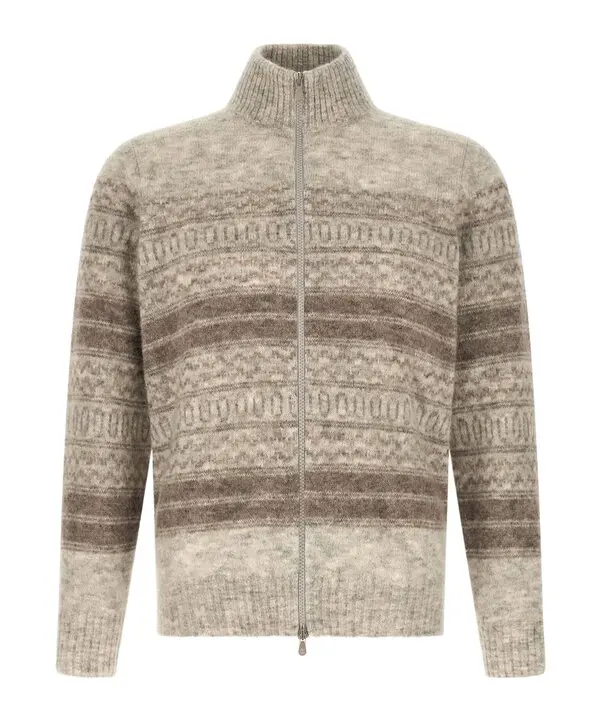 Brunello Cucinelli Nordic Jacquard' Cardigan