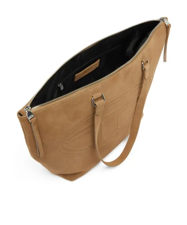 DIESEL® Suede Tote With Embossed Oval D Logo