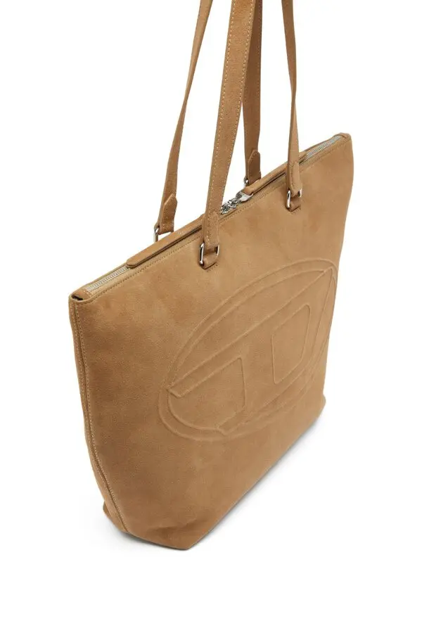 DIESEL® Suede Tote With Embossed Oval D Logo
