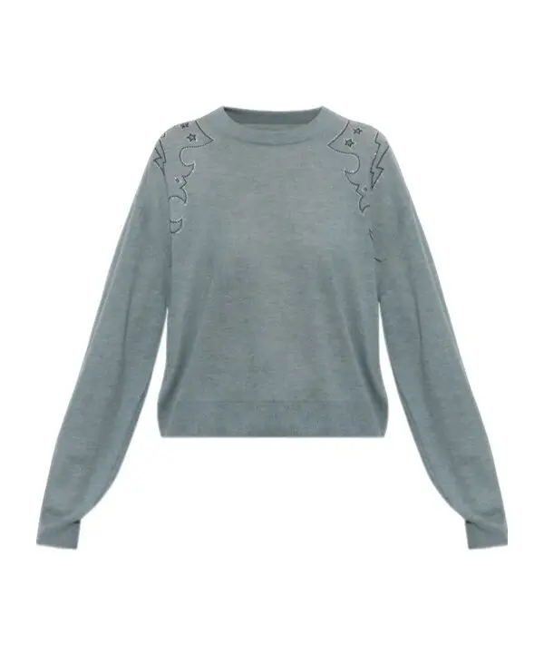 Zadig&Voltaire Swapy Cashmere Jumper With Patterned Embellishments