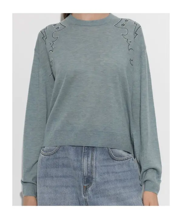 Zadig&Voltaire Swapy Cashmere Jumper With Patterned Embellishments