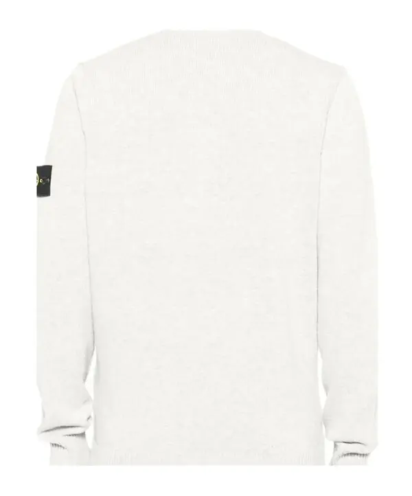 Stone Island Logo-patch Long-sleeve Sweater