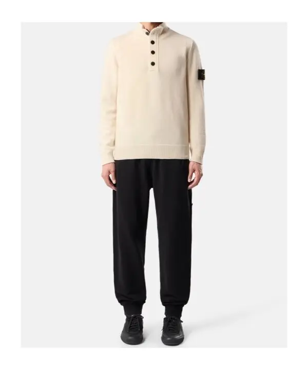Stone Island Logo Patch Long-sleeve Sweater