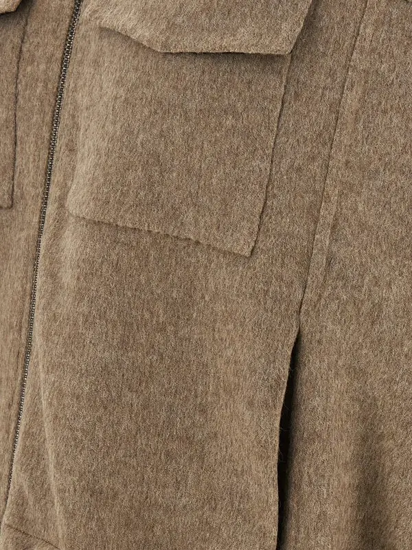 Brunello Cucinelli Zip-up Cap Sleeve Gilet