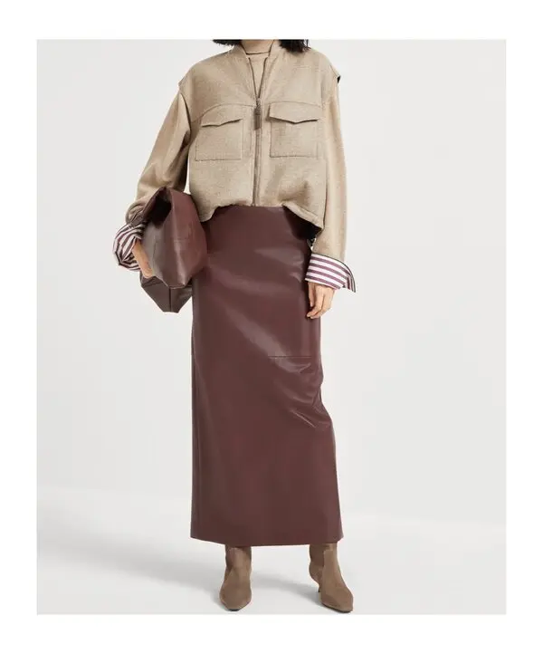 Brunello Cucinelli Zip-up Cap Sleeve Gilet