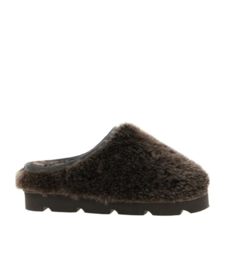 Brunello Cucinelli Monile Shearling Slip-on Sandals