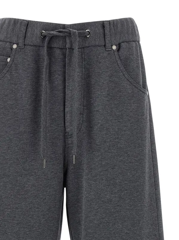 Brunello Cucinelli Cotton Drawstring Track Pants