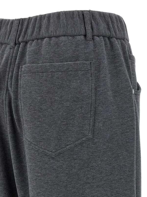 Brunello Cucinelli Cotton Drawstring Track Pants