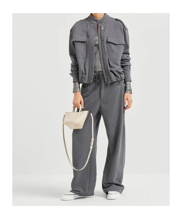 Brunello Cucinelli Cotton Drawstring Track Pants