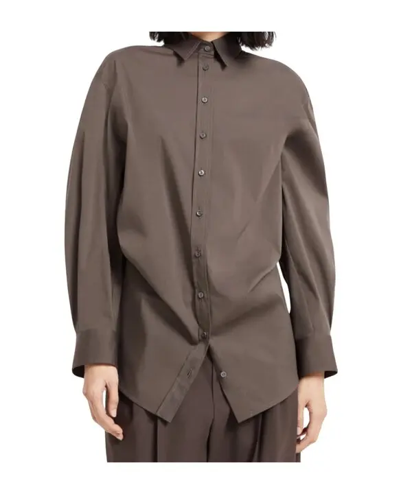Brunello Cucinelli Long Sleeve Shirt With Peak Collar