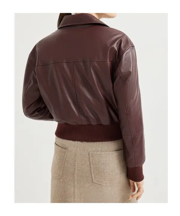 Brunello Cucinelli Monili Detail Bomber Jacket
