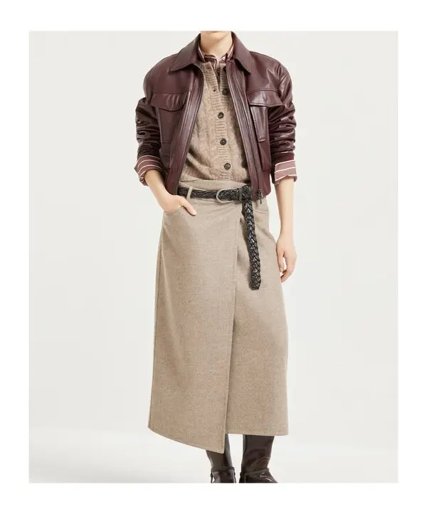 Brunello Cucinelli Monili Detail Bomber Jacket