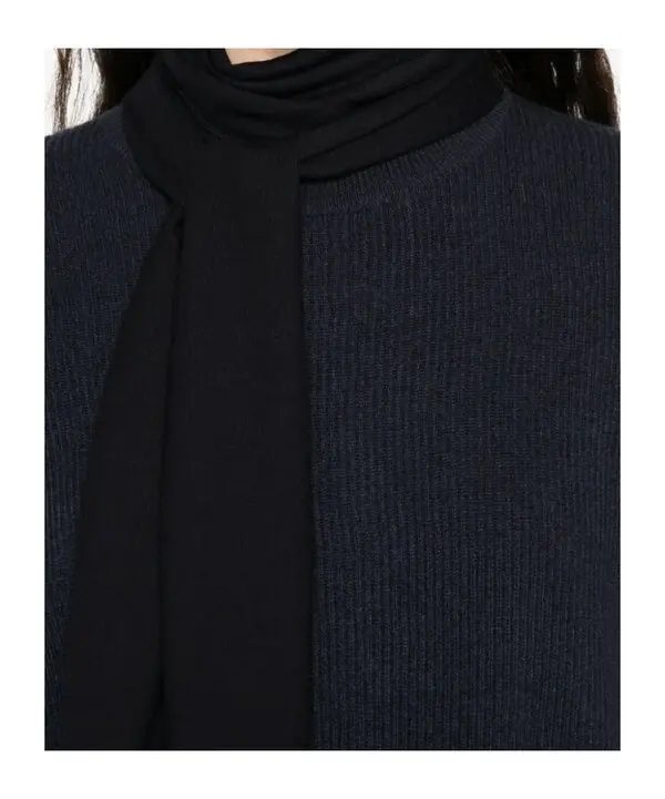 Brunello Cucinelli Ribbed Tie-neck Dress