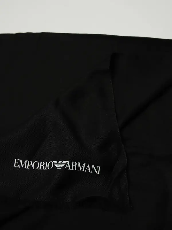 Emporio Armani Logo-detailed Scarf
